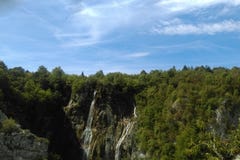 Mountainside waterfall stock photo. Image of beautiful - 26440514