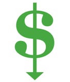Isolated Dollar Signs Fading Stock Photos - Image: 2184243