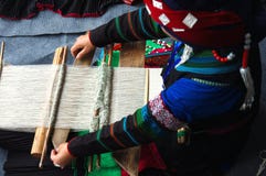 Weaving stock image. Image of cloth, chengdu, fibre, operate - 2489979