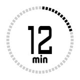 12 hour clock icon stock vector. Illustration of isolated - 7430823