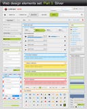 Silver web interface stock vector. Illustration of good - 17259876