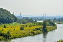 Längster Fluss In Polen, Die Weichsel Stockfoto - Bild von longest ...