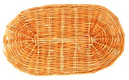 Weidenkorb Mit Deckel Stockfoto - Bild: 46057534