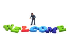 Welcome ! stock photo. Image of spelling, love, feeling - 6813126