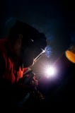 Welders Working On A Pipeline. Stock Photo - Image of ground, safety ...