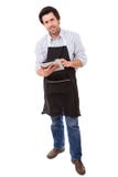 Chef Checking Menu Stock Image - Image: 9736621