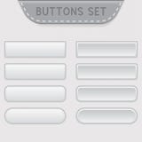 Blank web buttons set stock vector. Illustration of push - 30034677