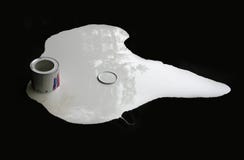 Spilled Paint Pail Stock Photo - Image: 2532810