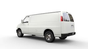 White van side stock image. Image of mail, blank, send - 6268025