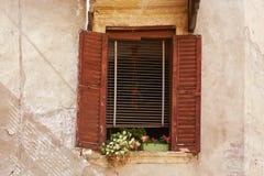 Tuscany Window Shutters Stock Photos - Royalty Free Images