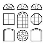 Contour arch window stock illustration. Illustration of architecture ...
