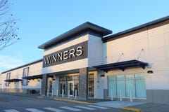 Winners store location editorial stock image. Image of district - 36082069