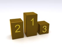 Second place podium stock illustration. Illustration of closeup - 11889842