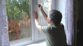Opening Window Stock Footage - Video: 38994556
