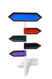 Wooden Arrow Sign Post Road Signpost Isolated Stock Photos, Images ...