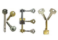Stock Photo: Keys made here - sign. Image:
