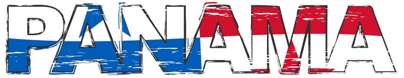 Panama Label Flags Vector Design Illustration Stock Vector ...