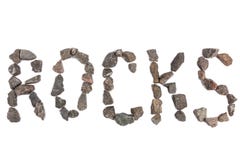 Word Rock Made Small Rocks Stock Photos, Images, & Pictures - 10 Images