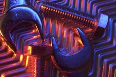 Plier, scrow & wrenches stock photo. Image of wrenches - 766760