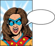 Comic book yelling mouth stock illustration. Image of close - 36510031