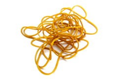 Yellow rubber bands stock photo. Image of background - 59573352
