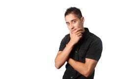 3d Small People - Pondering The Question Royalty Free Stock Photos ...