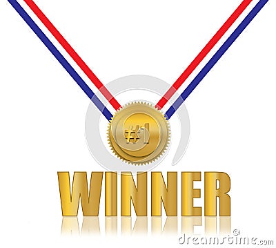 #1 Winner Award Stock Image - Image: 6360411