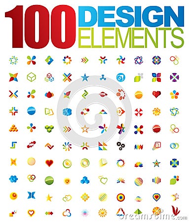 100 Vector Logo And Design Elements Royalty Free Stock Photography ...