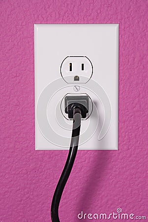 A 110 Volt Wall Outlet Stock Images - Image: 3968624