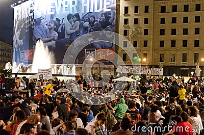 12M Assembly Takes Root In Preparation For 15M Editorial Image ...