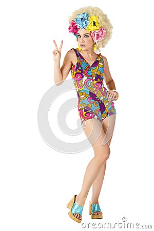 1960's Go Go Girl Stock Photos - Image: 25237203