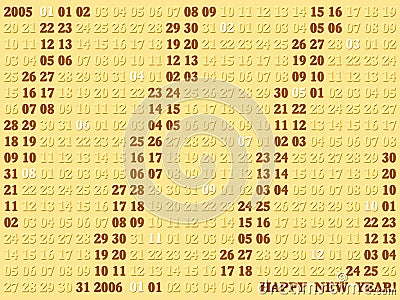 2005 Years Artistical Calendar IV Stock Photography | CartoonDealer.com ...