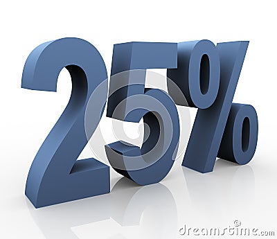 25 Percentage Stock Photography - Image: 17367312