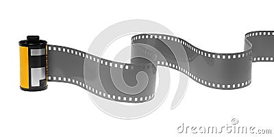 35mm Classic Negative Film Roll Isolated Royalty Free Stock Photography ...