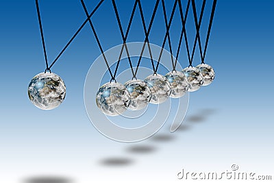 3d Balance Earth Sphere Background Stock Photo | CartoonDealer.com ...