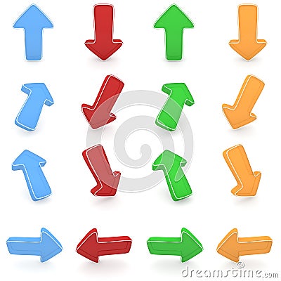 3D Down Arrow Stock Photo | CartoonDealer.com #11150196