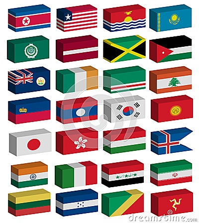 G20 Countries Flags or Flags of the World Element Design Stock ...