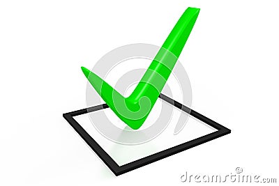 3d Graphics, Check Mark, Correct, Checklist, Green Royalty-Free Stock ...