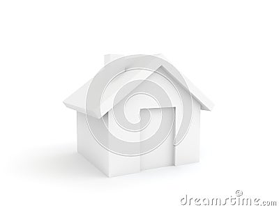 3d Home Icon Stock Image - Image: 14506051
