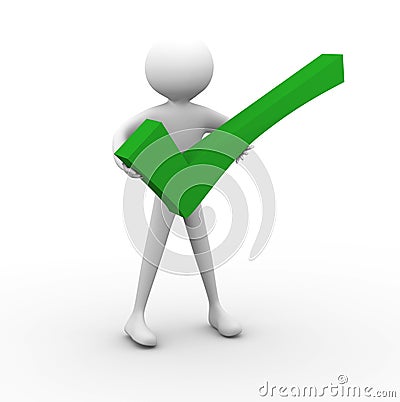 3d man with a wrench stock illustration. Illustration of hold - 24043921