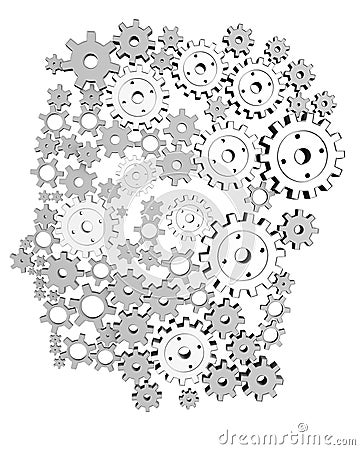 3d Man Machine Stock Photo - Image: 19623270