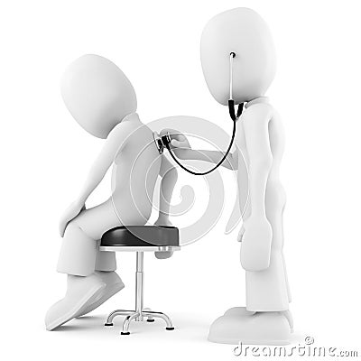 3d Man - Medical Exam Stock Photography - Image: 15521172