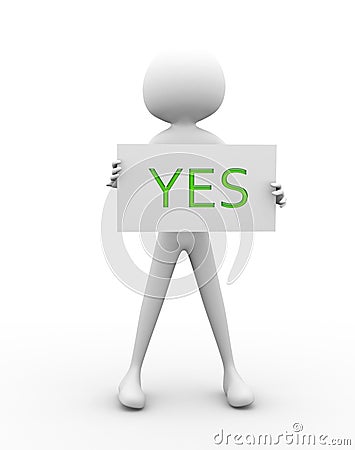 Yes stock illustration. Illustration of advertisement - 4653190