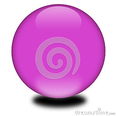 3d Purple Colored Sphere Stock Photo - Image: 3197220