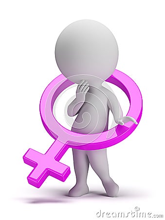 3d Small People - Female Stock Photos - Image: 28711743