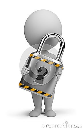 3d Small People - Lock Stock Photography | CartoonDealer.com #22580858