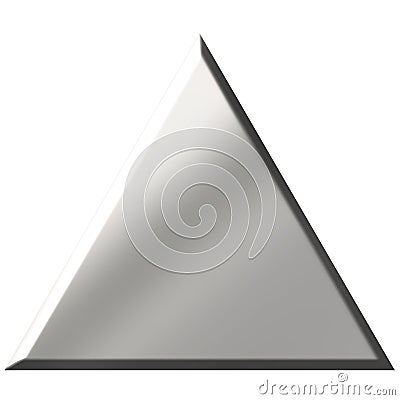 3d Steel Triangle Stock Images - Image: 4538494