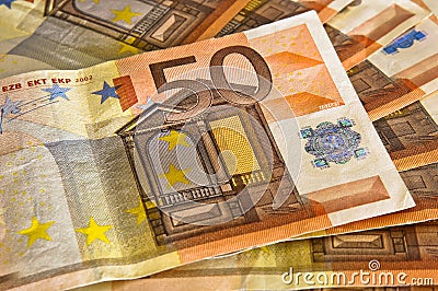50 Euro Banknote On Top Stock Photo | CartoonDealer.com #26554734