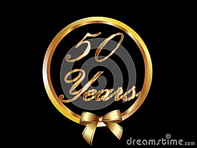 50 Years Vector Royalty Free Stock Image - Image: 19502326