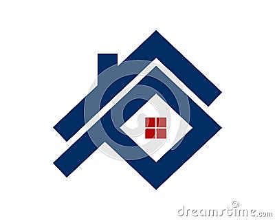 5P Letter Home Logo Icon Template 2 Vector Illustration | CartoonDealer ...